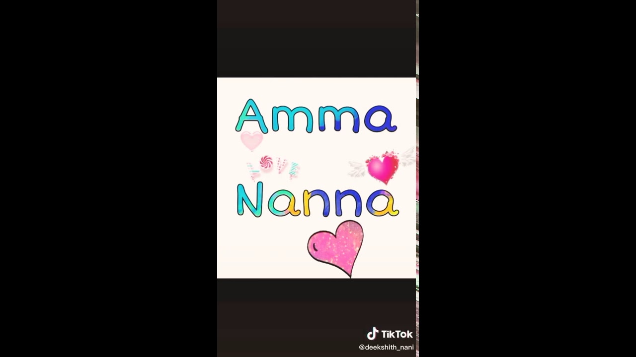 AMMA LOVE Telugu state nanna - YouTube