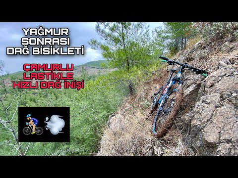 YAĞMUR SONRASI BİSİKLET TURU UÇURUM ORMANDA  HIZLI MTB VLOG