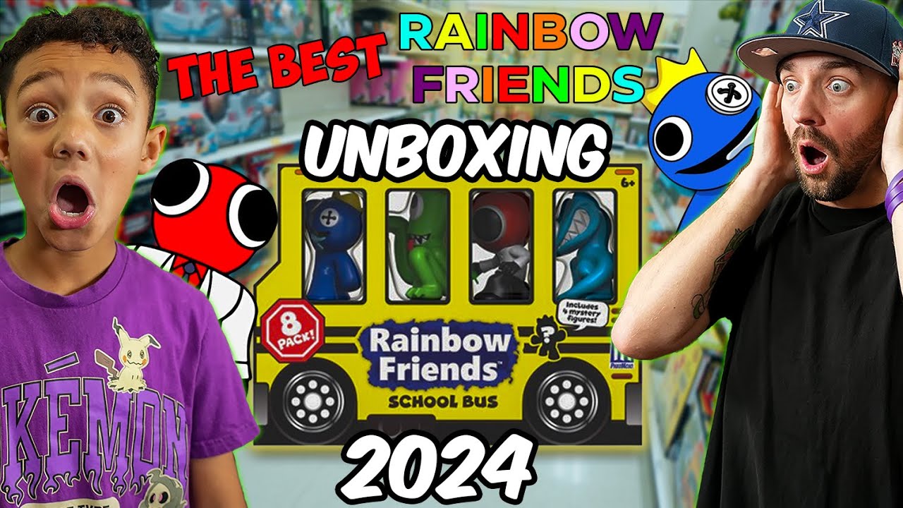 NEW Roblox Rainbow Friends School Bus MINI FIGURE SET (2024) - YouTube