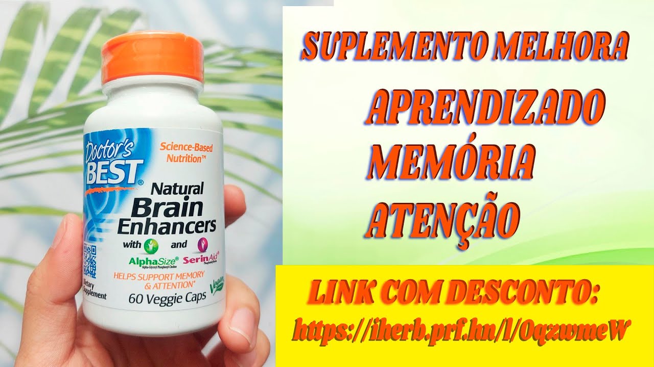 Suplemento de suporte Cerebral Natural Ganhe Melhor atenção aprendizado ...
