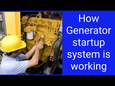 HOW Diesel Generator Startup system is working - YouTube