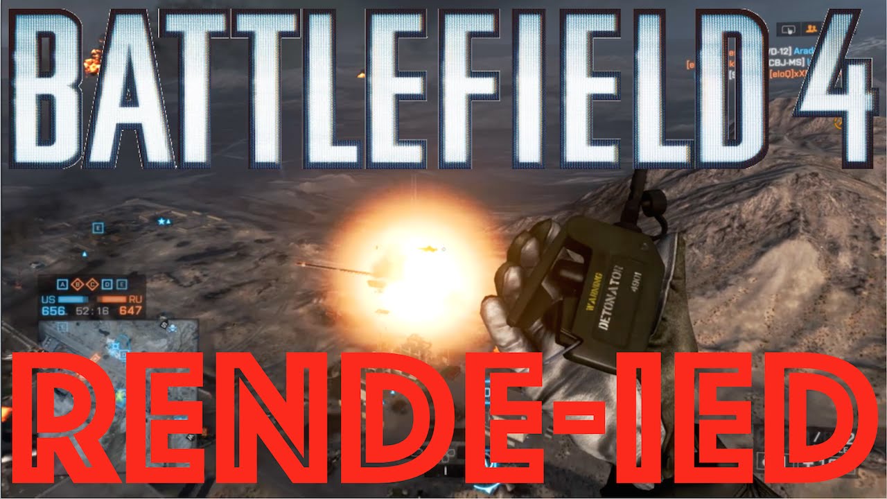 BF4 RendeIED (A BF4 IED Kill RendeZook) *BF4 Epic Moments Playlist* - YouTube