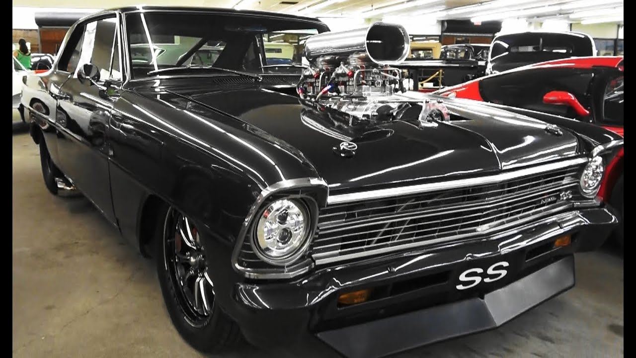 67 Pro Street Nova Super Sport Classic Automall - YouTube