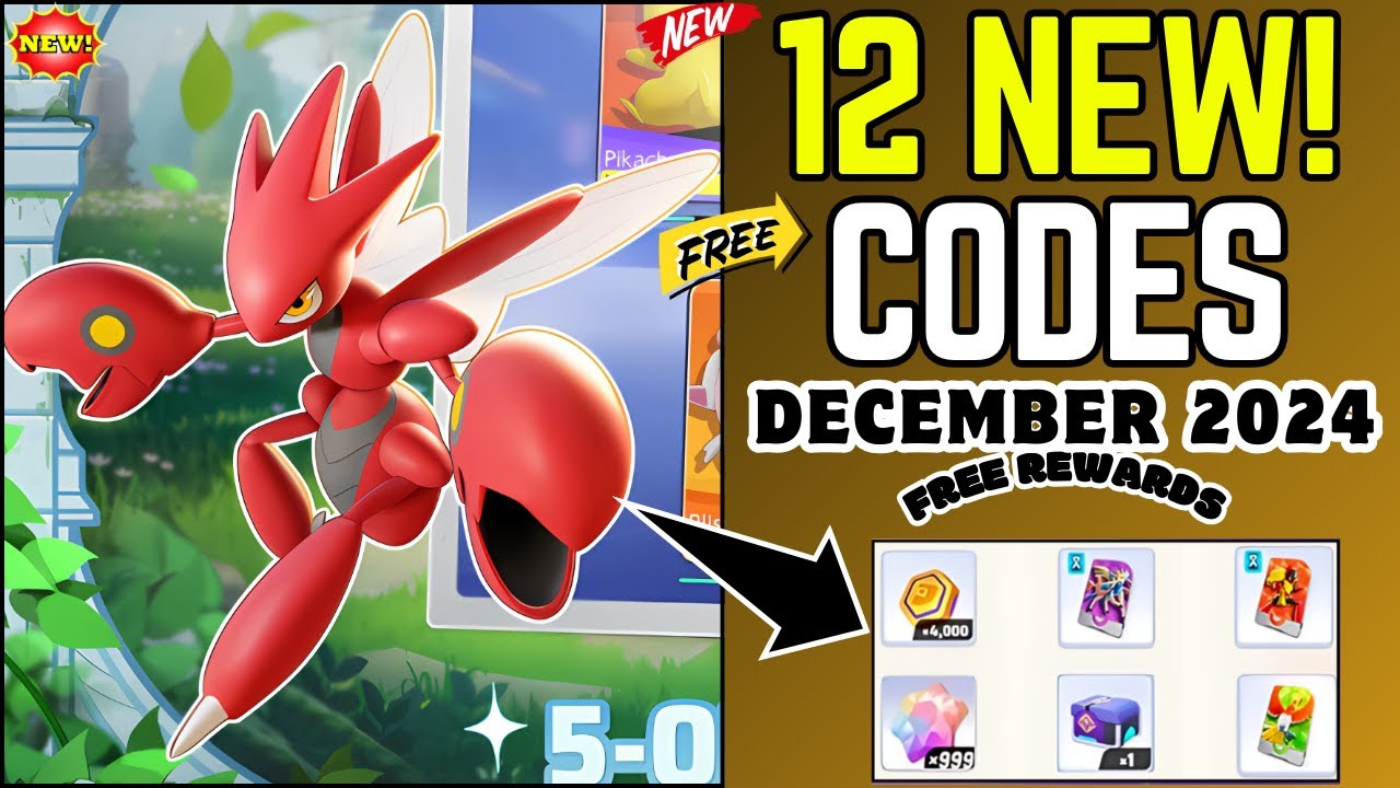 CHRISTMAS⚠️CODES⚡POKEMON UNITE CODES DECEMBER 2024 || POKEMON UNITE ...