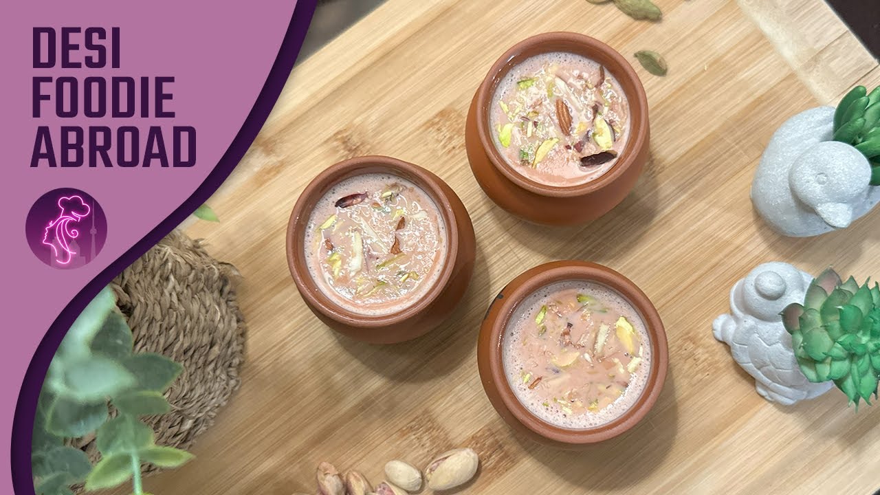 Authentic Kashmiri Pink Tea Recipe | Winter Special Gulabi Chai | No ...