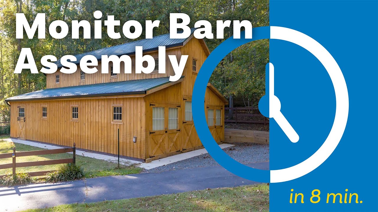 Monitor Horse Barn - Assembly in 8 Minutes - YouTube