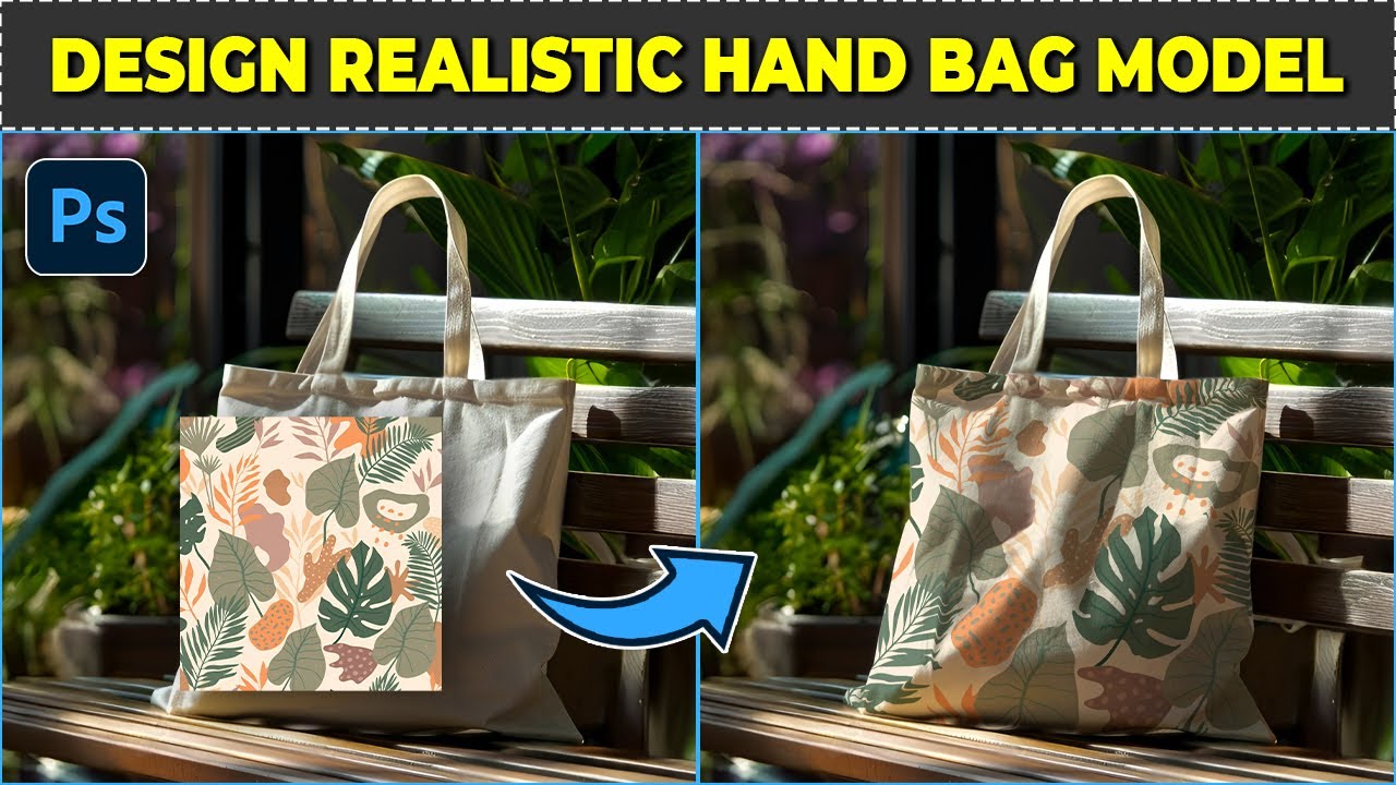A Step-by-Step Guide to Designing Handbag Mockups in Photoshop - YouTube