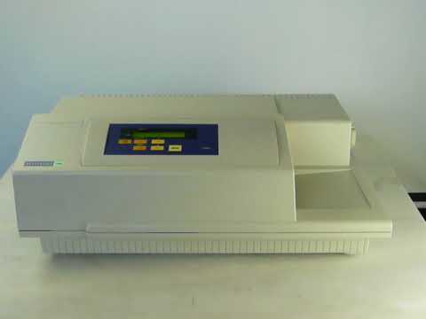 Molecular Devices Spectramax 190 Microplate Reader - YouTube