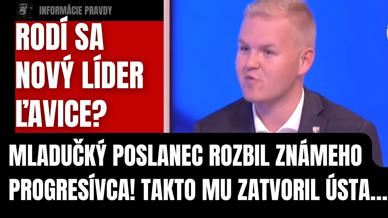Rodí sa nový líder? Mladučký poslanec rozbil známeho progresívca # ...