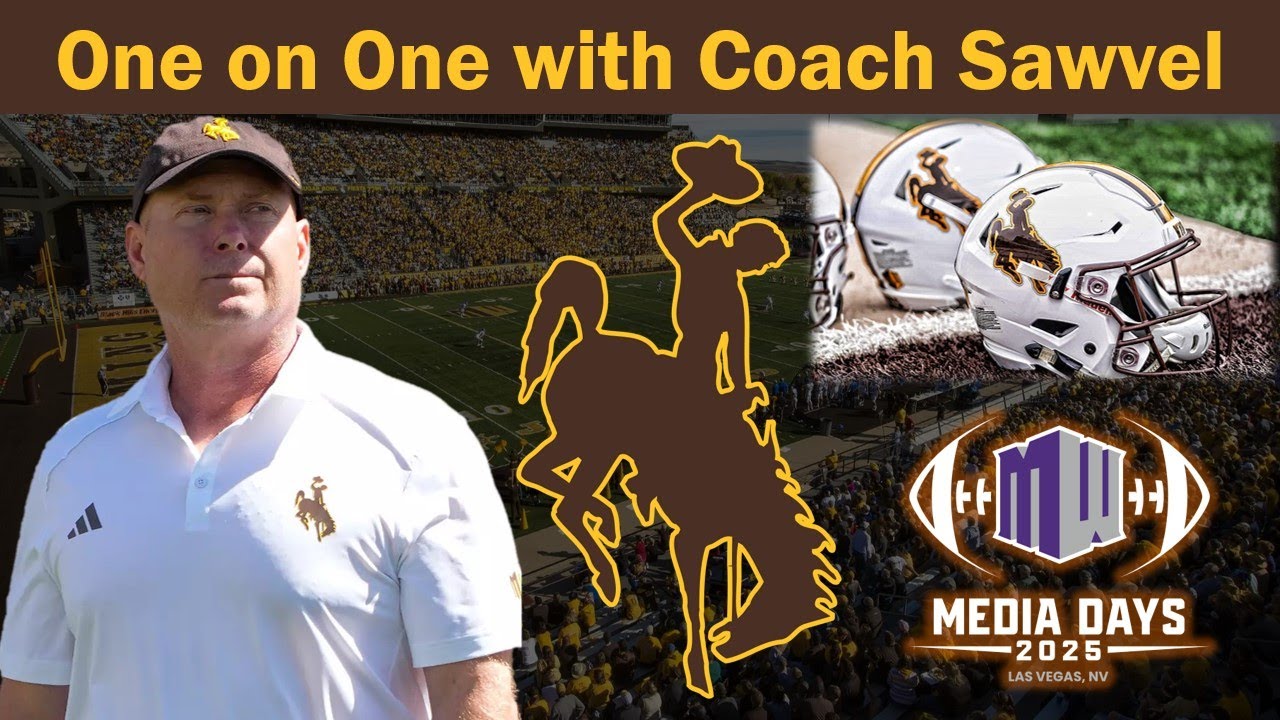 Wyoming Cowboys Head Coach Sawvel Talks about the 2025 Football Season ...
