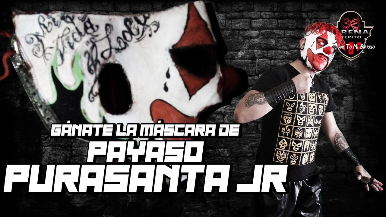 ¡Gánate la máscara del Payaso Purasanta Jr.! La Voz del Barrio Calavera ...