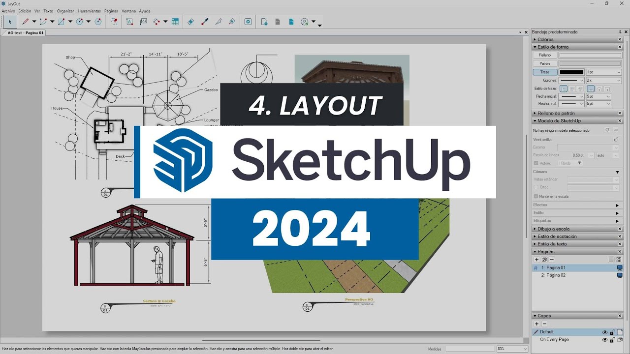 LayOut - Novedades De SketchUp 2024 - YouTube