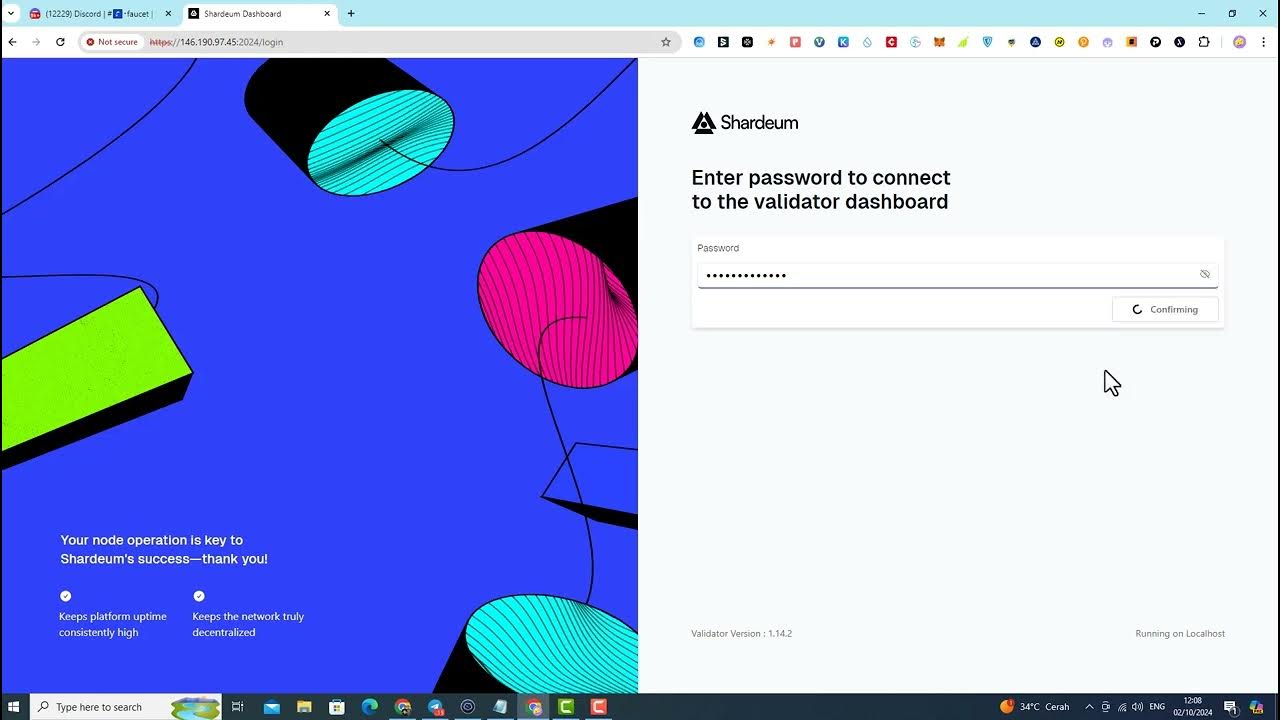 Tutorial simple running Validator Shardeum - YouTube