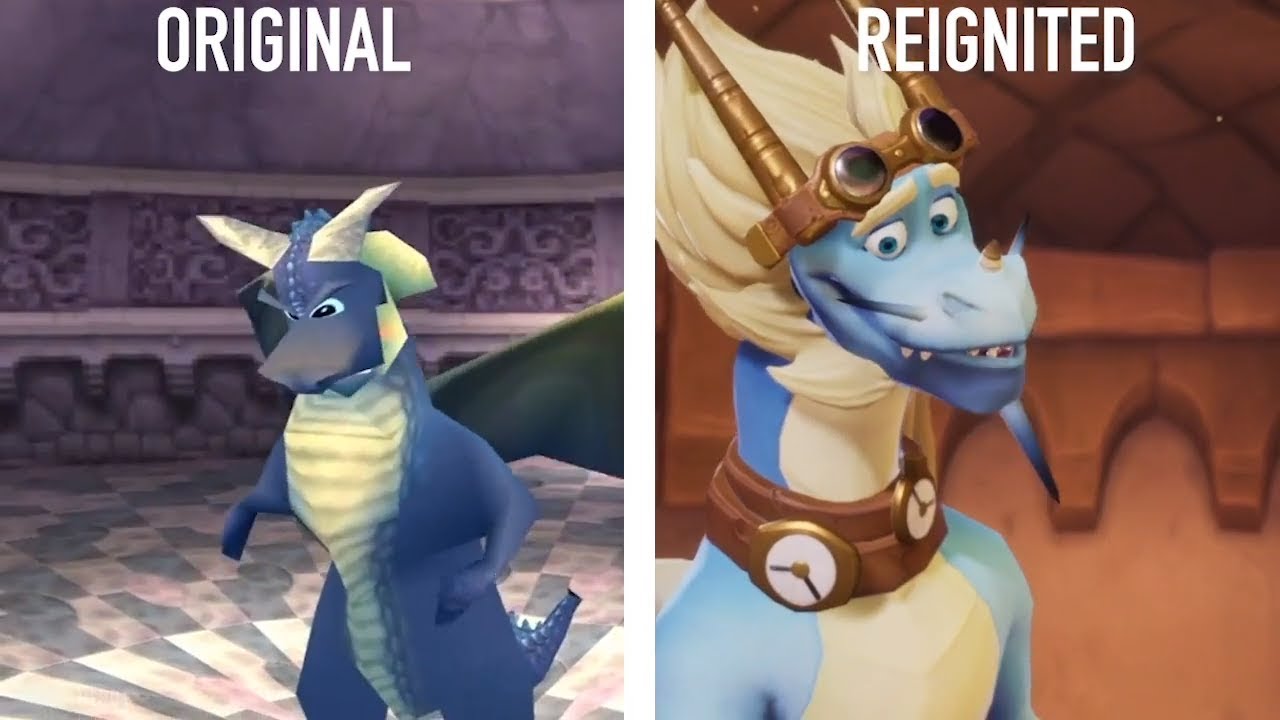 SPYRO Reignited Trilogy - Graphics Comparison - YouTube