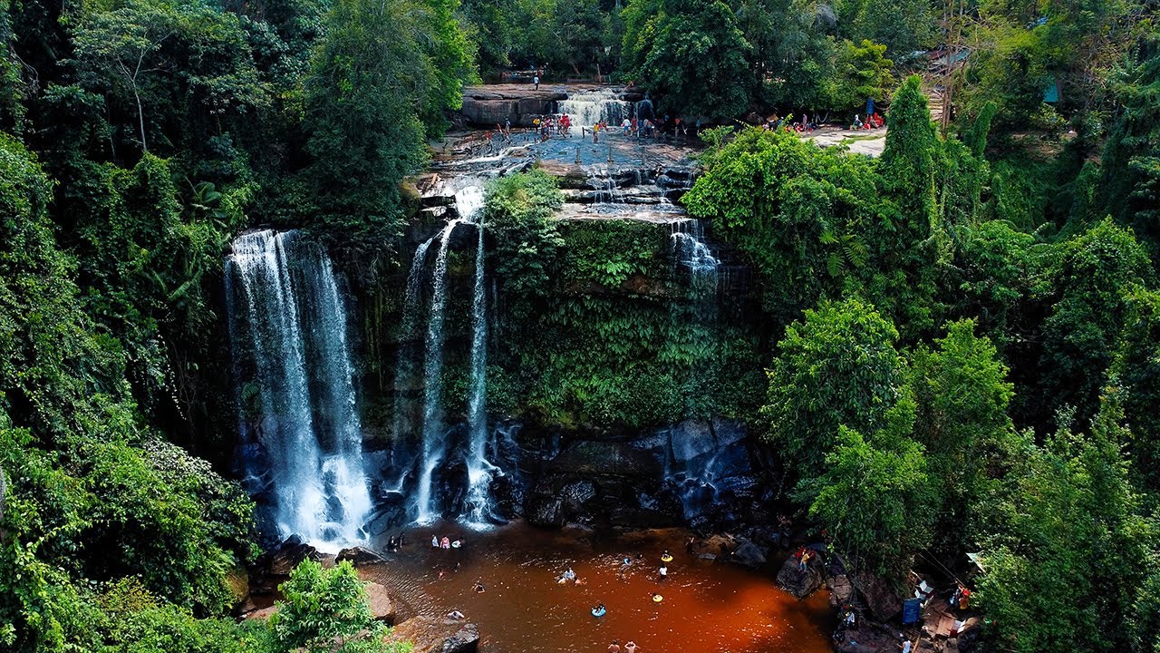 TREKKING CAMBODIA’S MOST GORGEOUS WATERFALL - YouTube