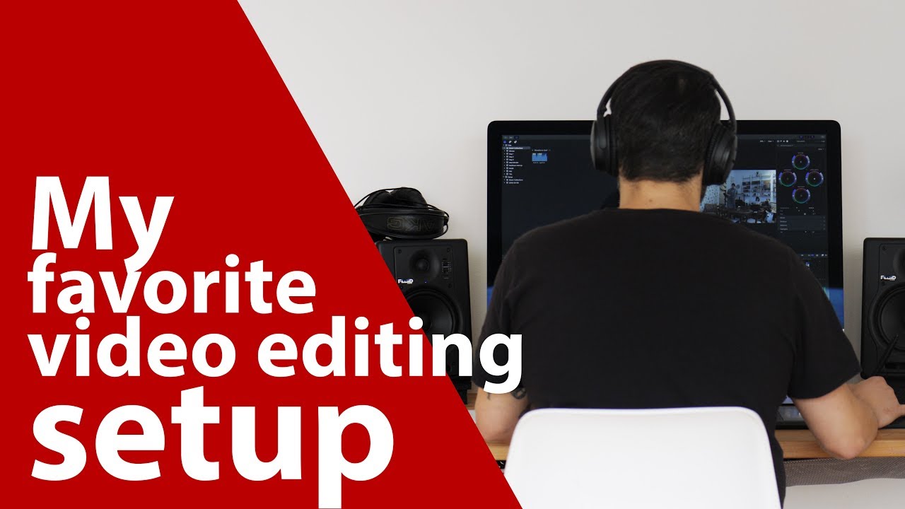 My video editing setup - YouTube