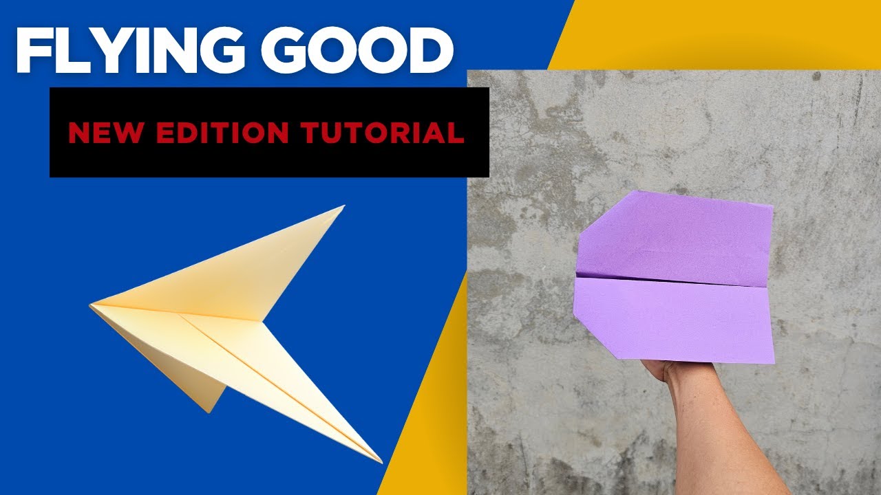 How to make a paper airplane that flies far away | make paper planes ...