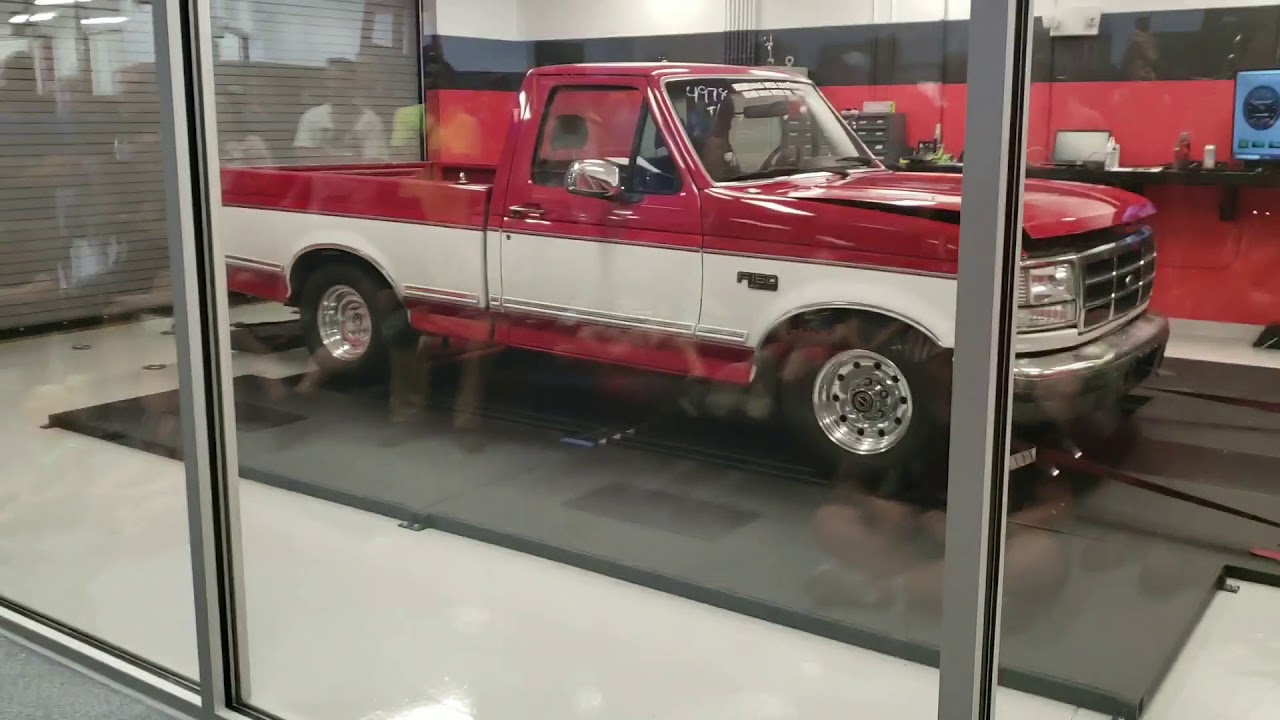 Turbo 351w f150 dyno pull - YouTube