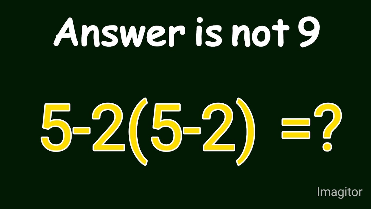 Most People Get This Math Question Wrong! - YouTube