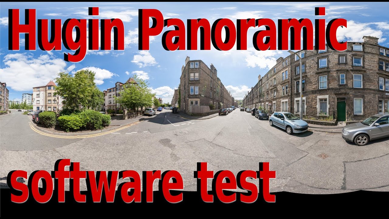 Hugin panorama Software test - YouTube