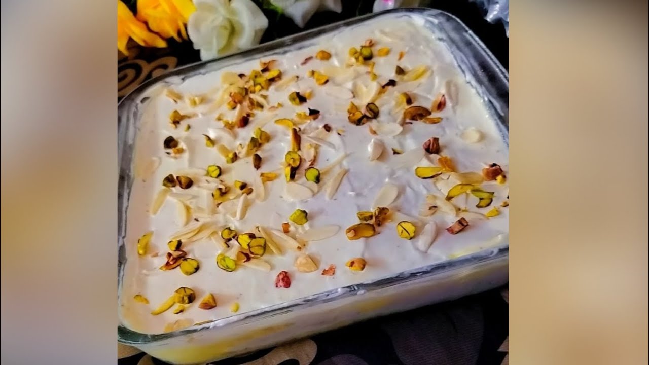 Arabian pudding recipe|arabian pudding without condensed milk|arabian ...