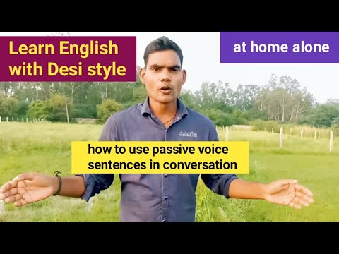How to learn spoken English|how to use passive voice in our ...