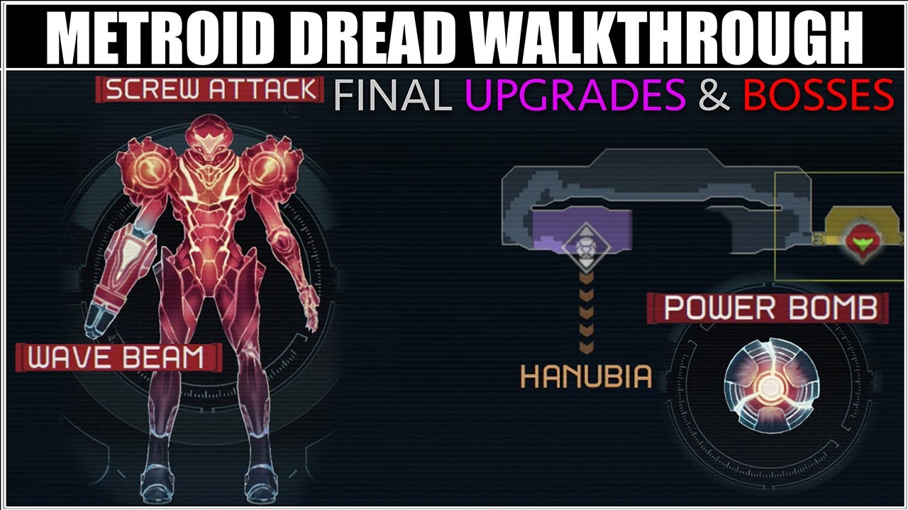 Metroid Dread Walkthrough (Part 10) - Screw Attack, Cross Bomb, Wave ...