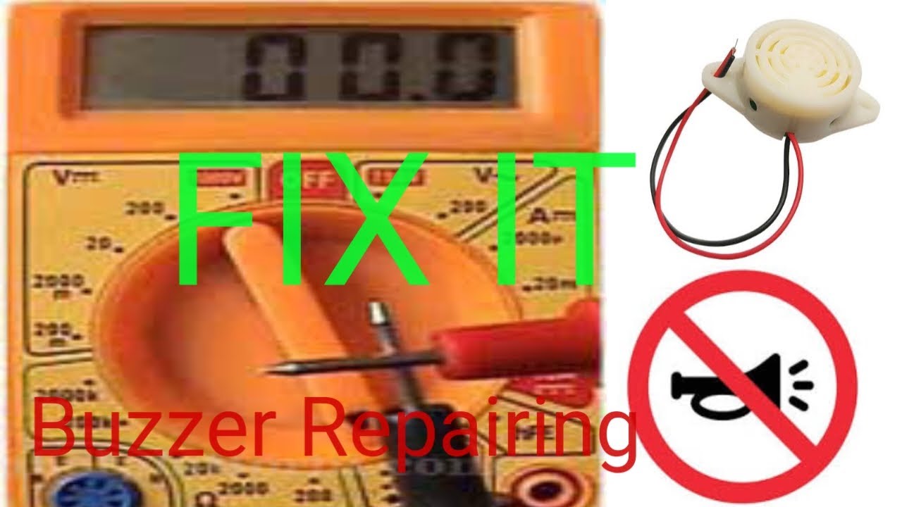 Multimeter Buzzer Repair //🔕//Fix It -& Solution//# Solution - YouTube