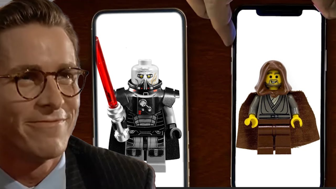 Patrick Bateman shows off Lego Star Wars Minifigures - YouTube