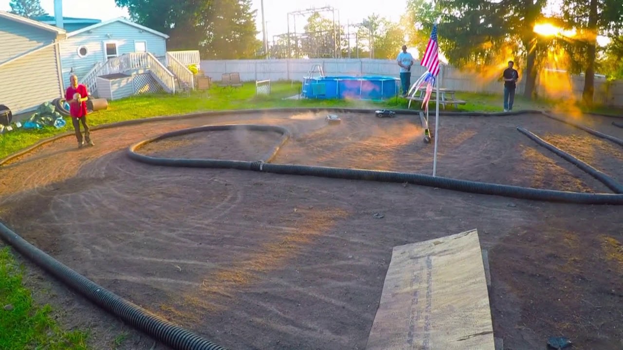 3 Lap Race on the New Track - YouTube