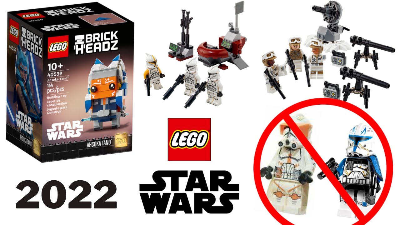 NEW! Lego Star Wars Ahsoka brickhead and minifigure packs | NO CODY OR ...