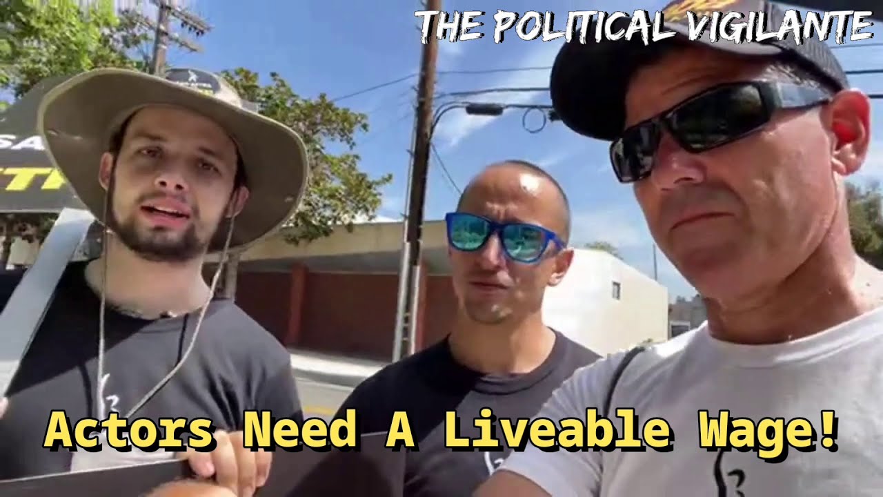 Actors Are NOT Making A Liveable Wage | Graham Interviews Members At SAG-AFTRA Strike - YouTube