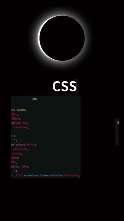 #Create moon 🌝🌙 by using html css and JavaScript #shorts #comedy @vinnisatankar8789 - YouTube