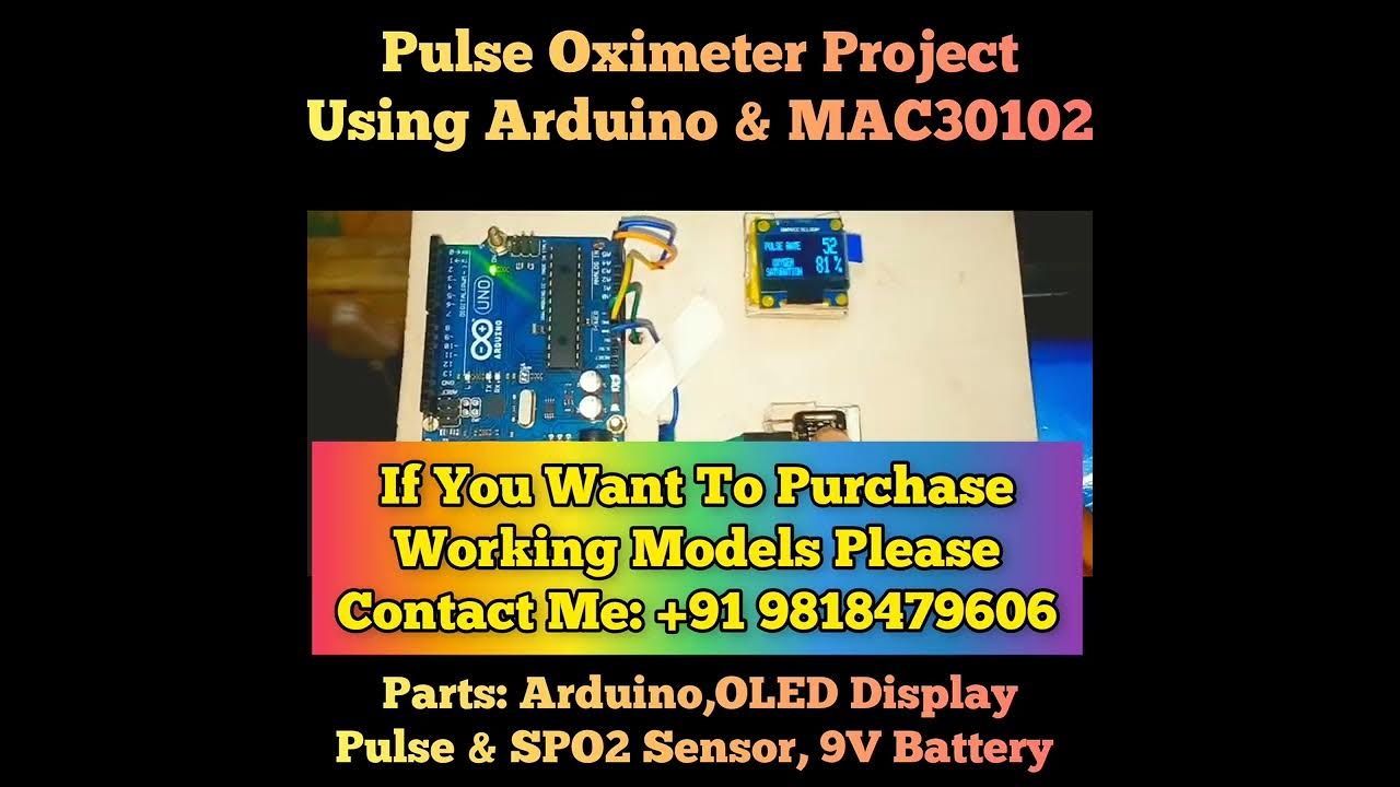 Heart Rate & SPO2 Project Using Arduino, OLED & MAX30102 Pulse Detection Oxygen Concentrator ...