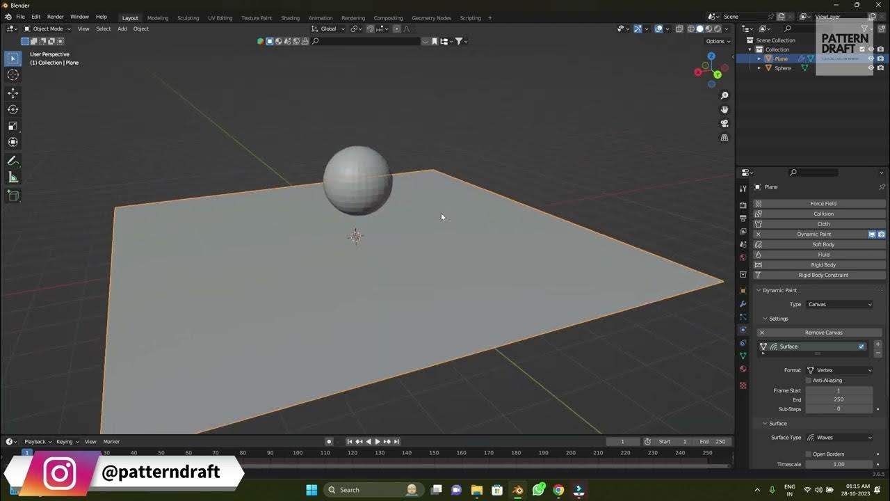 How to create Ripple effect in Blender or movement in water using any ...