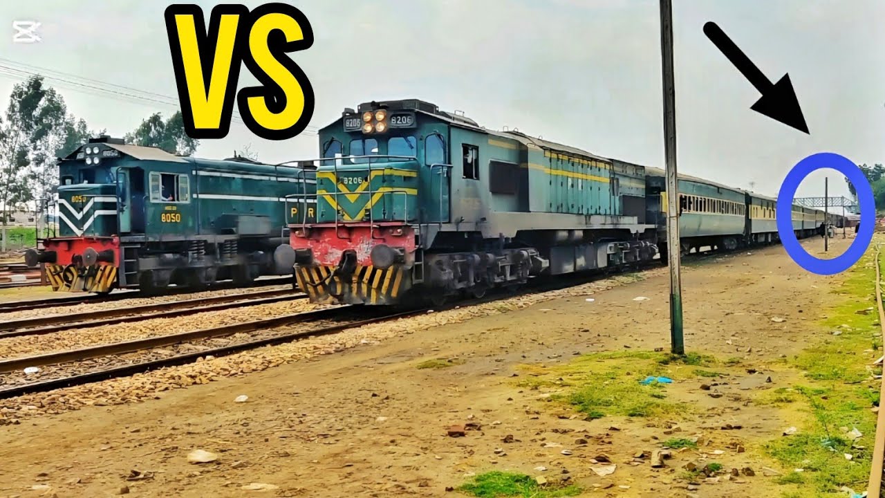 Parallel race action of two trains with HGMU-30 and PHA_20 in Pakistan ...
