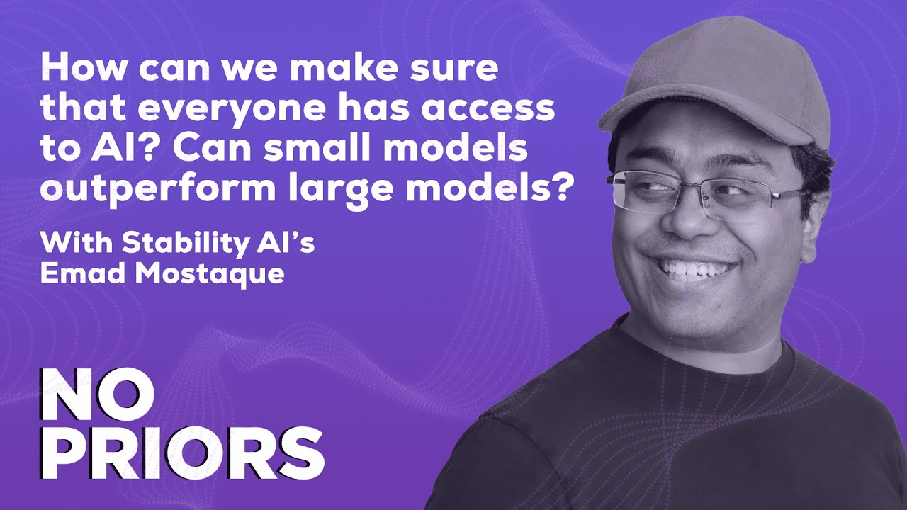 No Priors Ep. 3 | With Stability AI’s Emad Mostaque - YouTube