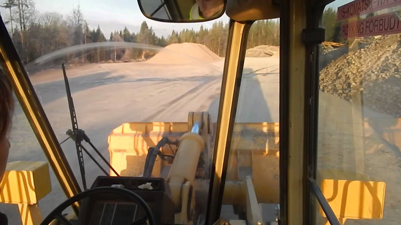 Driving front end loader - YouTube
