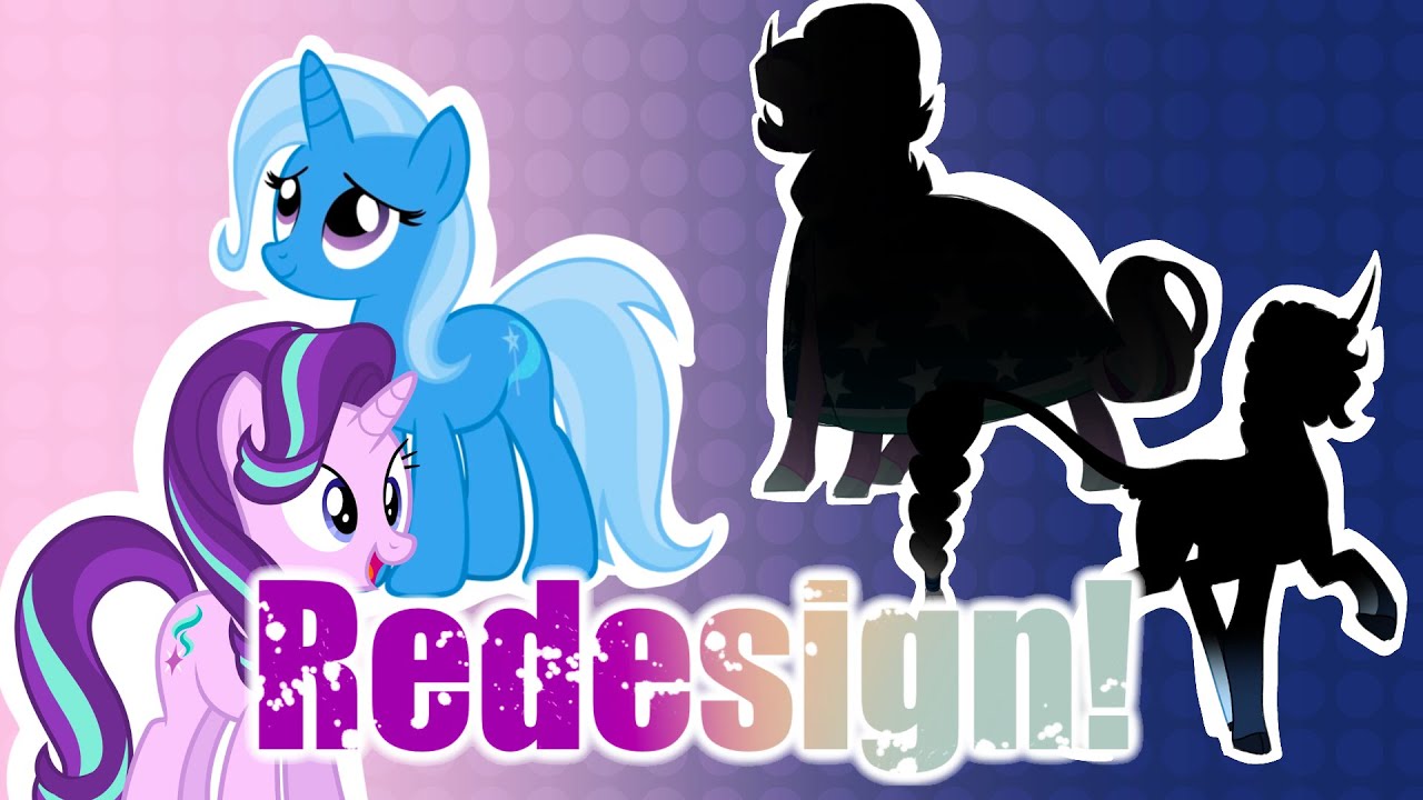 Starlight Glimmer and Trixie Redesign (Speedpaint and Commentary) - YouTube