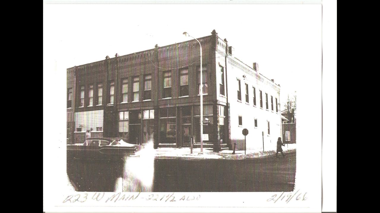 Updated Historical Drive through Belding Michigan in the 1960's - YouTube