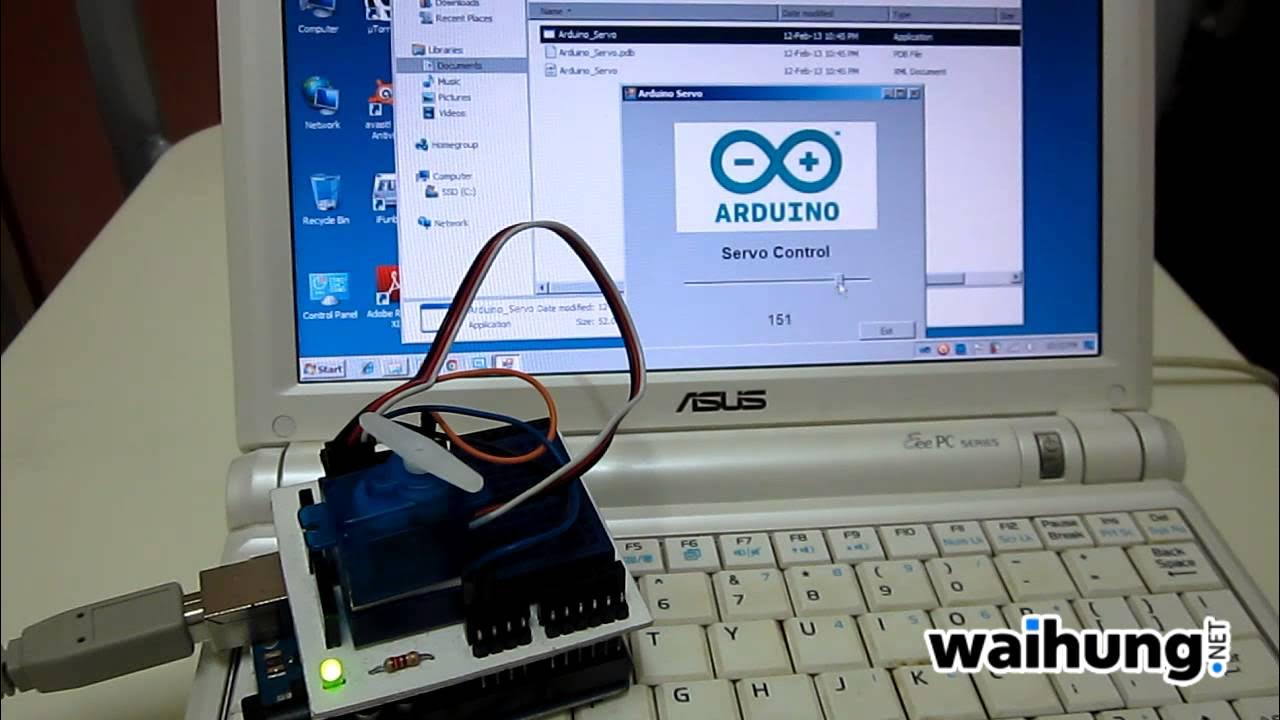 Arduino + Visual Basic : Servo Control - YouTube