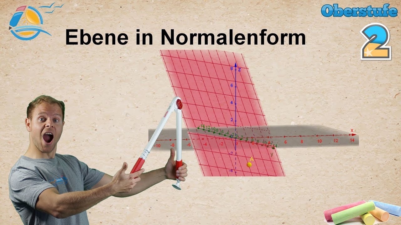 Ebene in Normalenform - Gymnasium - Geraden und Ebenen - StrandMathe ...