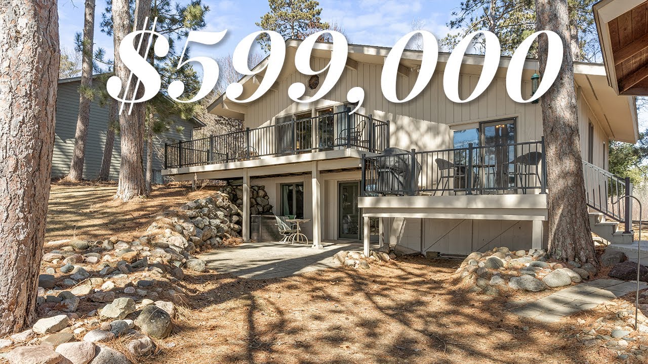 $599,000 3-bed 2-bath home on Goodrich Lake - YouTube