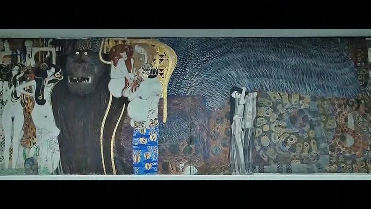 Klimt Beethoven Frise L'Autriche Conserve La "Frise Beethoven" De