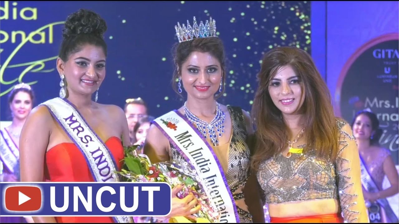 "Mrs. India 2017" | Uncut Event | Contestants - YouTube