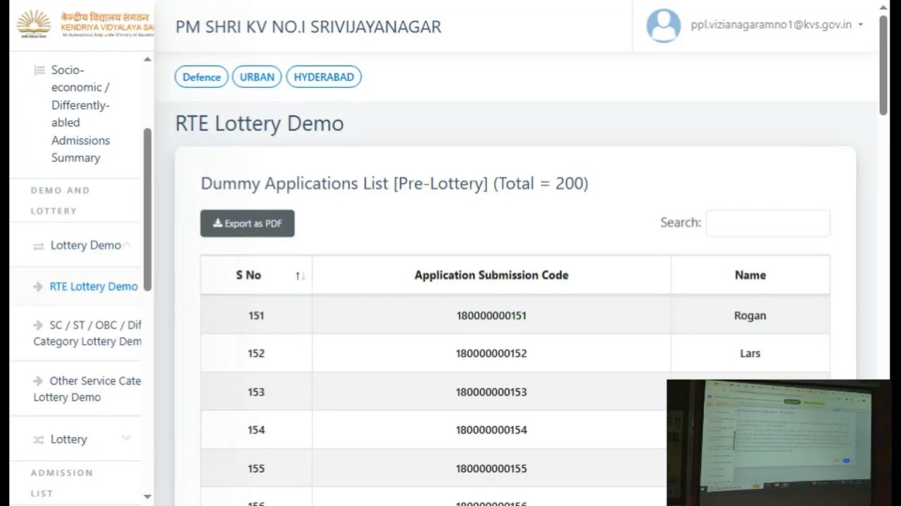 ONLINE DRAW OF LOTS FOR CLASS 1 ADMISSIONS 2025-26 - YouTube