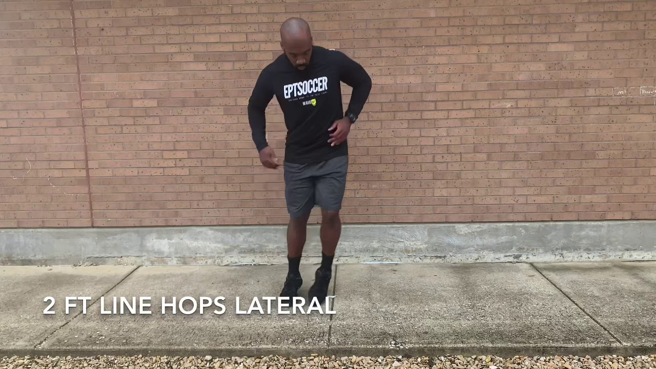2 Feet Line Hop (Linear) - YouTube