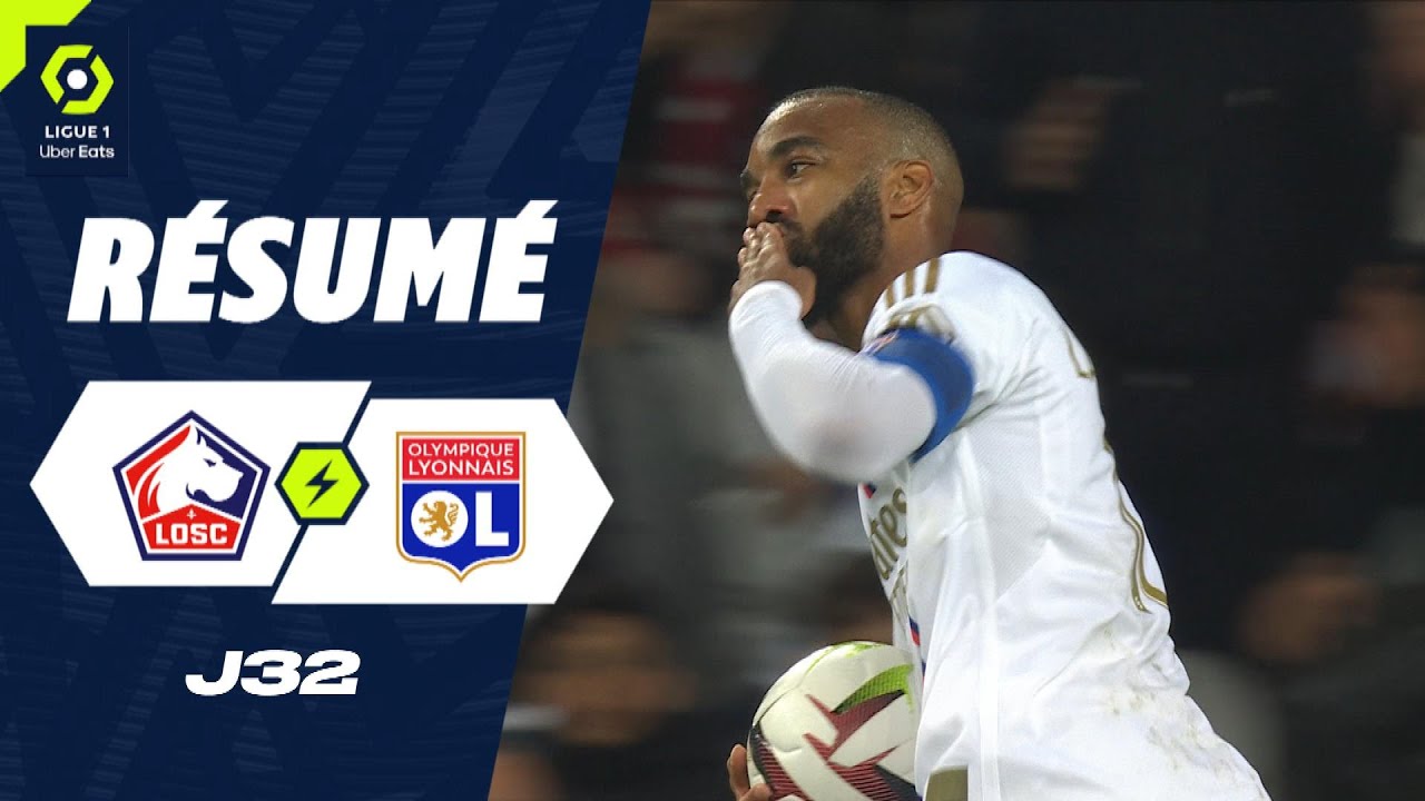 LOSC LILLE - OLYMPIQUE LYONNAIS (3 - 4) - Résumé - (LOSC - OL) / 2023 ...