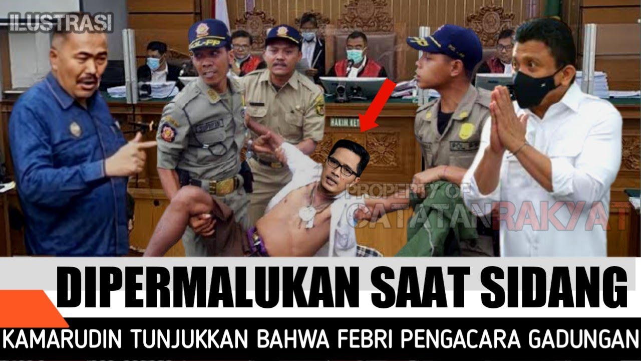 Ternyata Pengacara Gadungan‼️Febriansyah Dipermalukan Saat Sidang ...