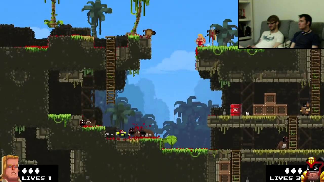 Broforce [EARLY ACCESS] (Local Multiplayer Gameplay) - YouTube